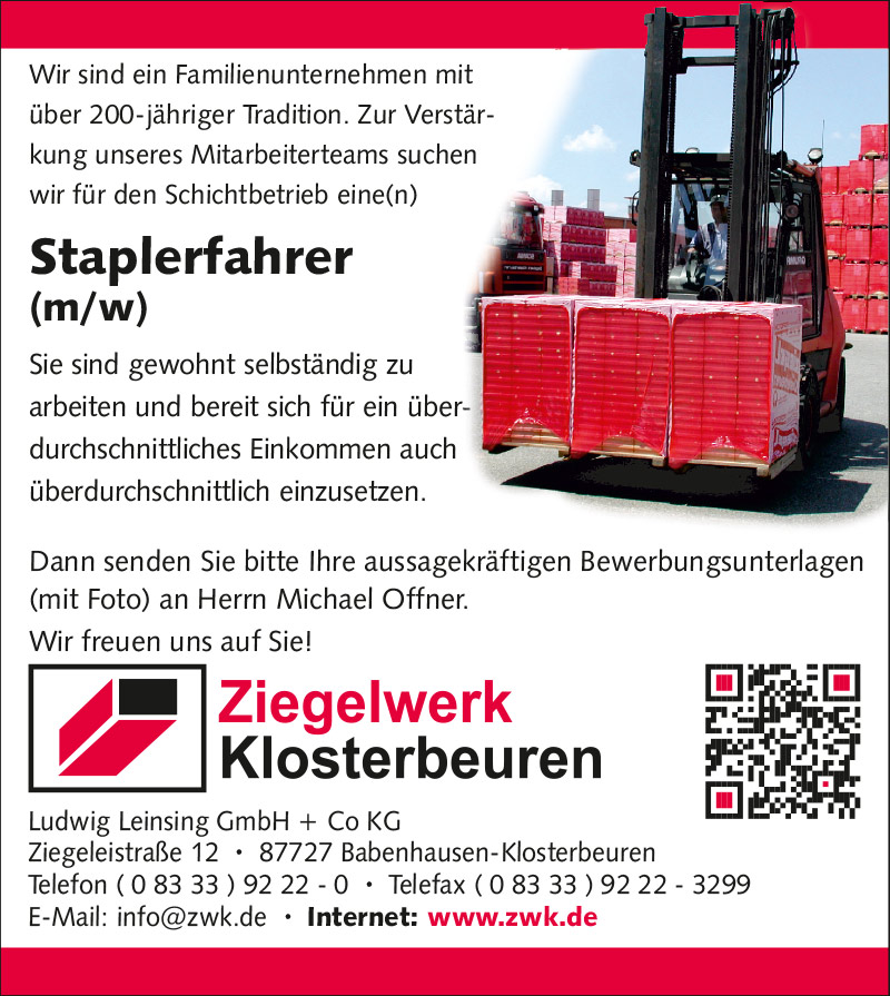 » stellenanzeige_staplerfahrer